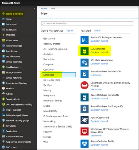 How To Create Azure SQL Database Using Azure Portal A Turning Point