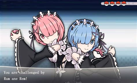 Rem And Ram Pokemon And More Drawn By Baka Danbooru