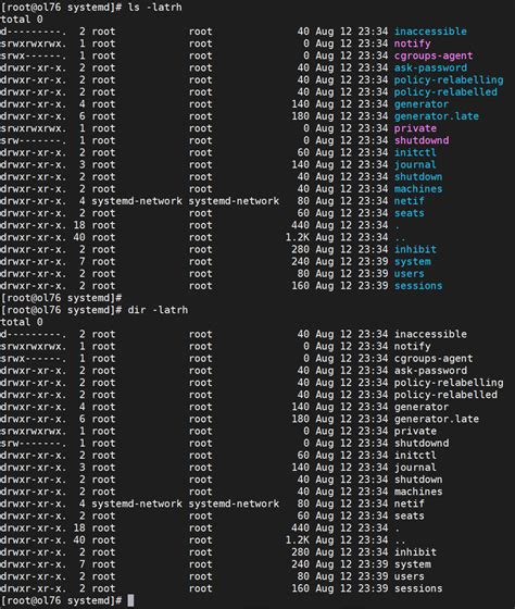 Linux Why The Result Of Dir Doesn T Have Highlighting Unix Linux Stack Exchange
