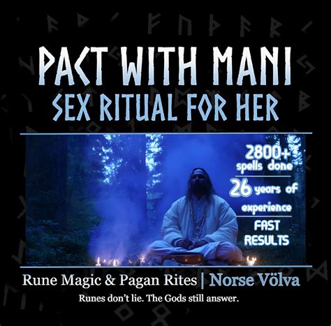 Pact With Mani • Lunar Sex Ritual For Her • Moon Goddess Spell • Freya