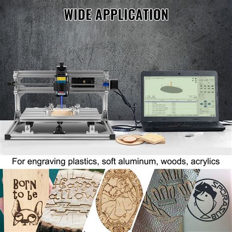 Vevor CNC DIY Axis Engraver Kit With Mw Laser Engraver Milling Machine For Wood PVB