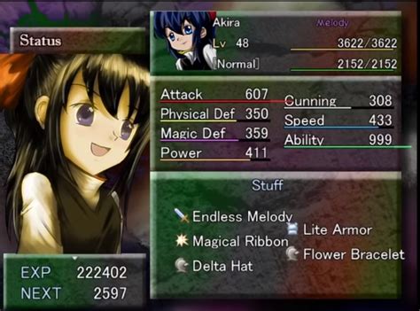 How To Make A Unique Status Menu RPG Maker Forums