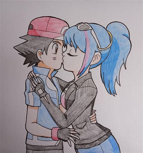 Fei Kisses Ash Sequel By Stuanimeart On Deviantart