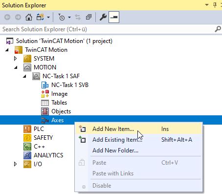 Create Simulation Axis