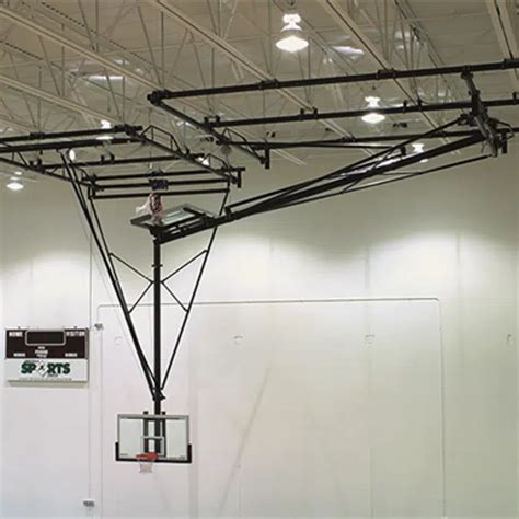 Bim Objects Free Download Tf 20 Ceiling Suspended Forward Folding Basketball Backstop Bimobject