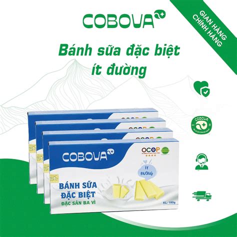 Bánh Sữa Ba Vì Ssặc Biệt Ít Đường Thương Hiệu Cobovamilk Con Bò Vàng
