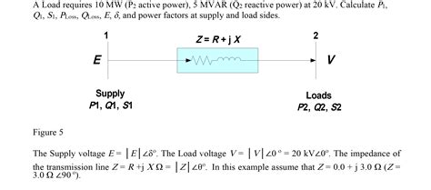 solved a load requires 10mw p2 ﻿active power 5 ﻿mvar