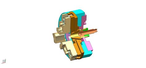 Counter Spindle Of Cnc Lathe 3d Model Cgtrader