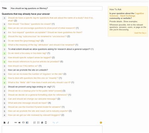 Is The StackExchange Model A Good One For Avoiding Duplicate Questions On Community Q A Sites