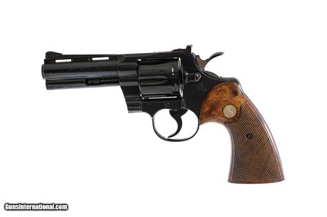 Colt Python Blued 357 Magnum 4 Barrel Original Grips Make Offer Colt Python Blued 357 Magnum 4 Barrel Original Grips Make Offer