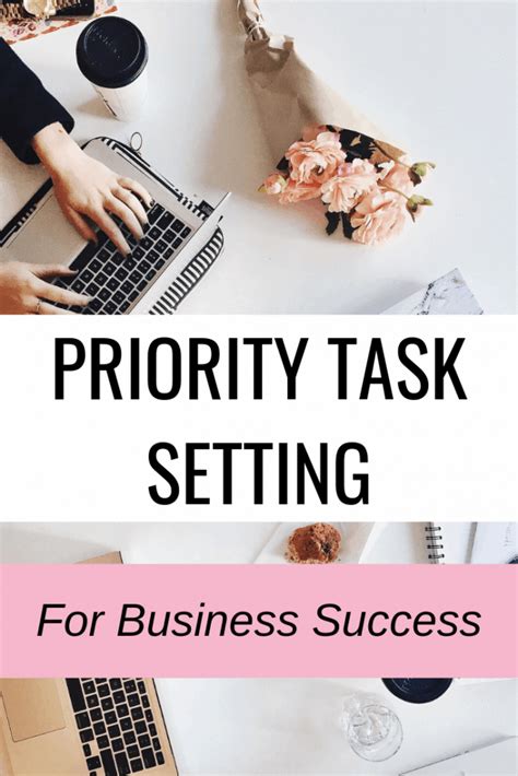 Priority Task Setting For Business Success