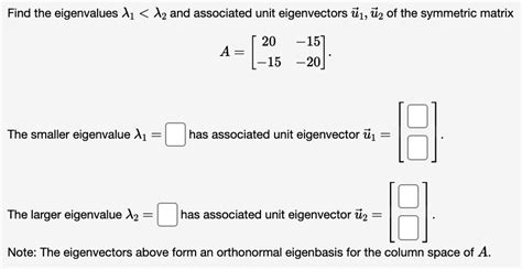 Solved Find the eigenvalues li