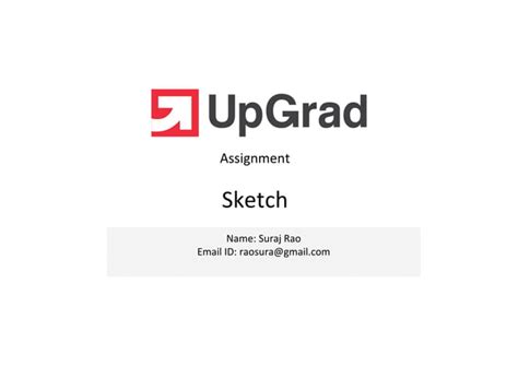 Sketch Assignment Task Management Ppt