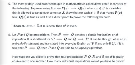 Solved 5 The Most Widely Used Proof Technique In