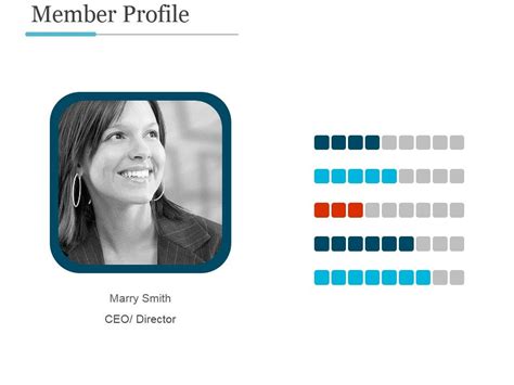 Member Profile Ppt Powerpoint Presentation Icon