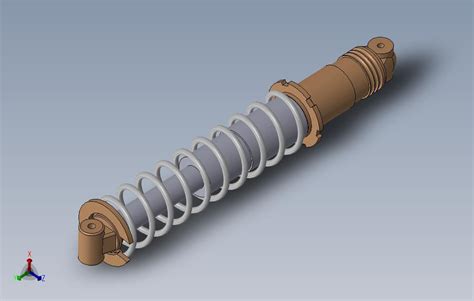 5减震器 Solidworks 2011 模型图纸免费下载 懒石网
