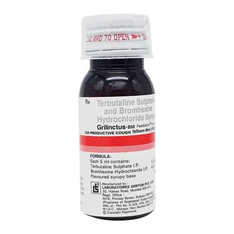 Grilinctus Bm Paediatric Syrup View Usage Side Effects Price And Subtitute Egmedi