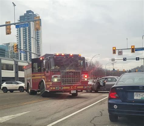 Collision Blocks Traffic At Leon Avenue And Richter Street