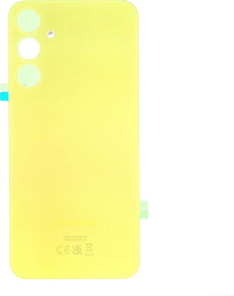 samsung couverture de batterie sm a256b galaxy a25 personnalité jaune
