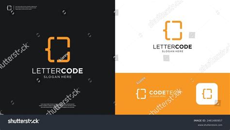 Coding Letter C Code Programer Logo Stock Vector Royalty Free 2461480957 Shutterstock