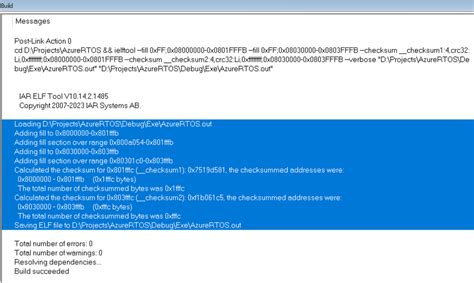 在iar Embedded Workbench中计算多个地址区间的checksumiar Checksum Csdn博客
