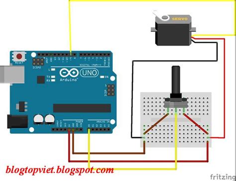 Điều Khiển động Cơ Bước Servo Motor Dùng Arduino Và Biến Trở Thangshare