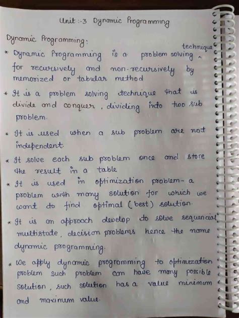 Algorithm Analysis And Design Unit 3 Design And Analysis Of