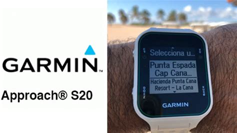 Garmin Approach® S20 Intuitivo Y Fácil De Usar