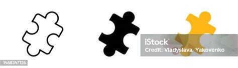 퍼즐 세트 아이콘으로 창의적인 사고 문제를 해결하고 작업 철학 작업 창의성 독창적 인 작업을 수행하십시오 선에 있는 벡터 아이콘