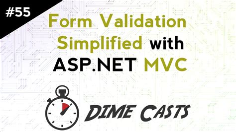 Form Validation Simplified W Aspnet Mvc Youtube