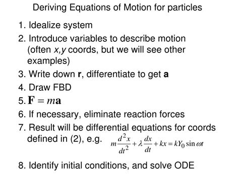 ppt particle kinematics powerpoint presentation free download id