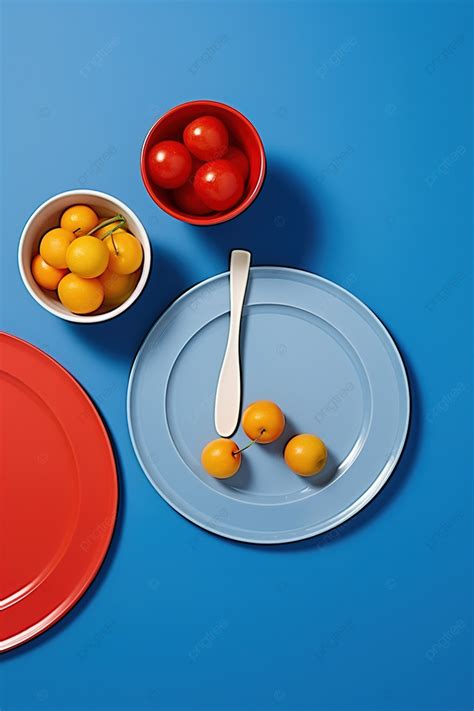 파란색 접시가 있는 접시 배경 배경 화면 및 일러스트 무료 다운로드 Pngtree