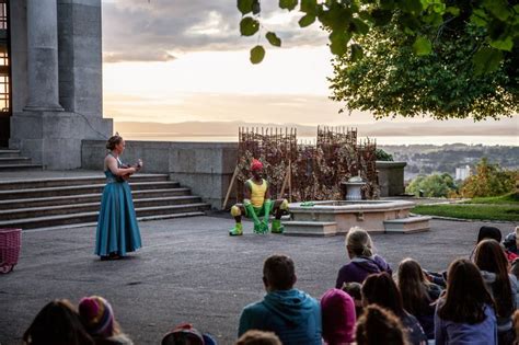 A Scene Featuring Helen Longworth And Derek Elroy From The Dukes Production Of Grimm Tales In