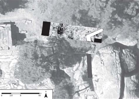 Interpretation Of The Gpr Results In White Overlaid On The 18 24 M