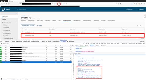 Robot Account Exposure In Harbor UI Issue Goharbor Harbor GitHub