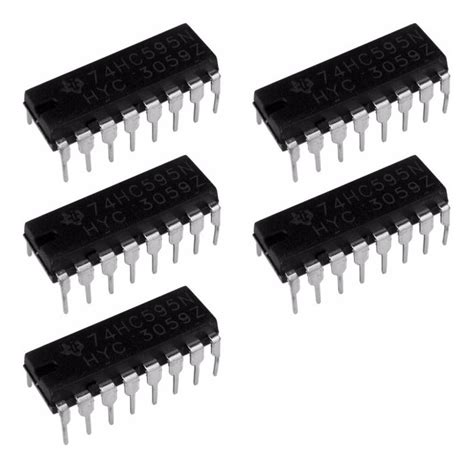 10 Ci Registros De Desplazamiento De 8 Bits 74hc595n Mercado Libre