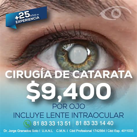 Promociones De Cirugías De Ojos Oftalmologia Láser Obispado