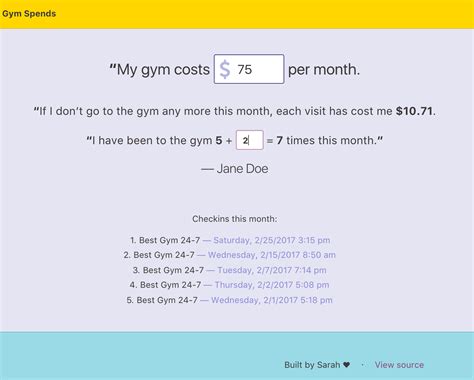 Github Cheshire137 Gym Spends Track How Much Each Trip To The Gym