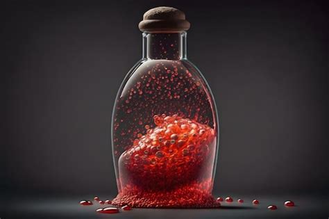 premium ai image love elixir bottle neural network ai generated