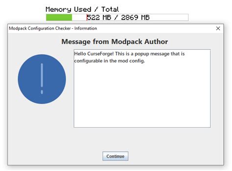 Modpack Configuration Checker Minecraft Mods CurseForge