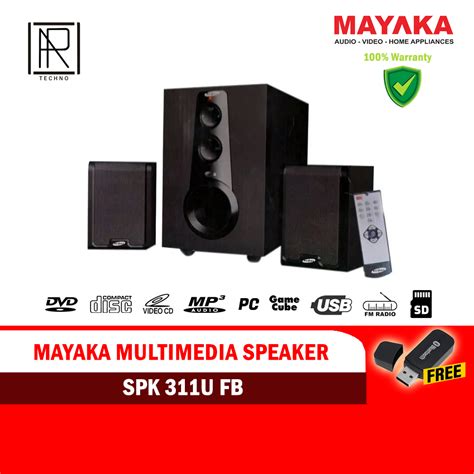 Jual Speaker Bluetooth Speaker Pc Laptop Tv Super Bass Mayaka Speaker Aktif Spk 311u Fb Garansi