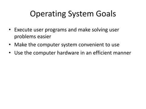 Chapter 1 Introduction To Operating System Pptx