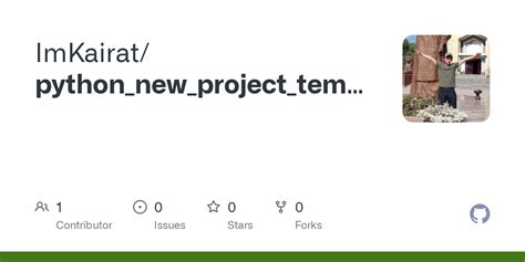 Github Imkairatpythonnewprojecttemplate