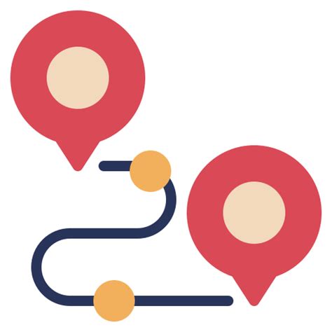 Route Pin Direction Location Path Gps Road Icon Download On Iconfinder