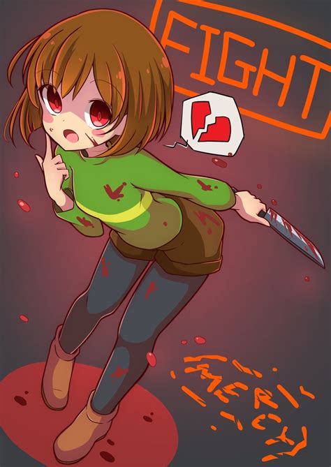 Chara Undertale Drawn By Inon Danbooru