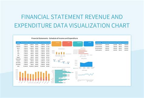 Financial Statement Revenue And Expenditure Data Visualization Chart