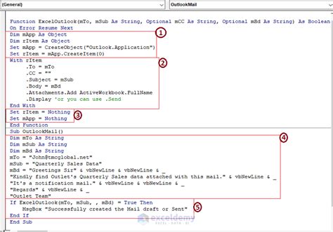 How To Send Automatic Email From Excel To Outlook 4 Methods