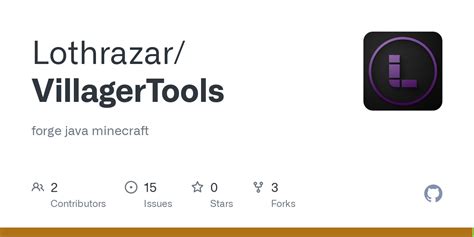 GitHub Lothrazar VillagerTools Forge Java Minecraft