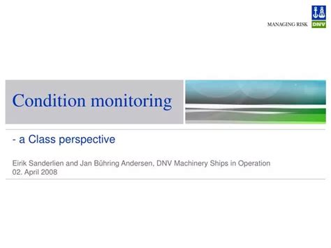 PPT Condition Monitoring PowerPoint Presentation Free Download ID 620393