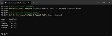 Disabling Windows Firewall With Powershell Dbasco